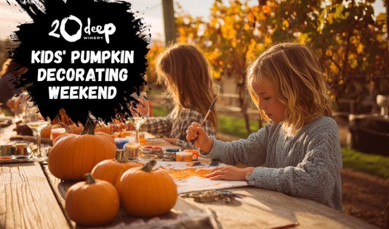 Kids' Pumpkin Decorating Weekend at 20 Deep - 20 Deep Winery